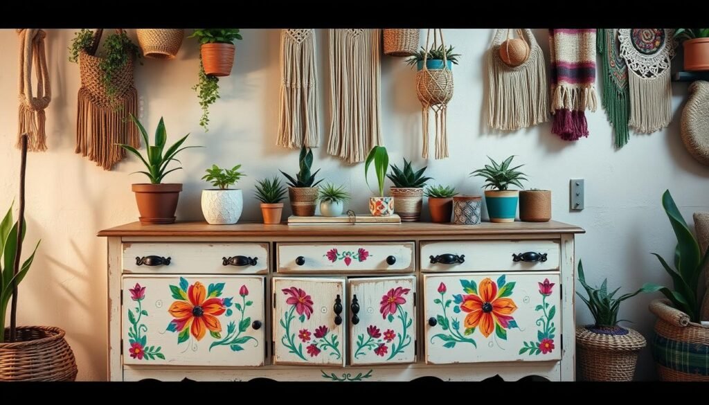 How to Upcycle Old Furniture for a Boho Look