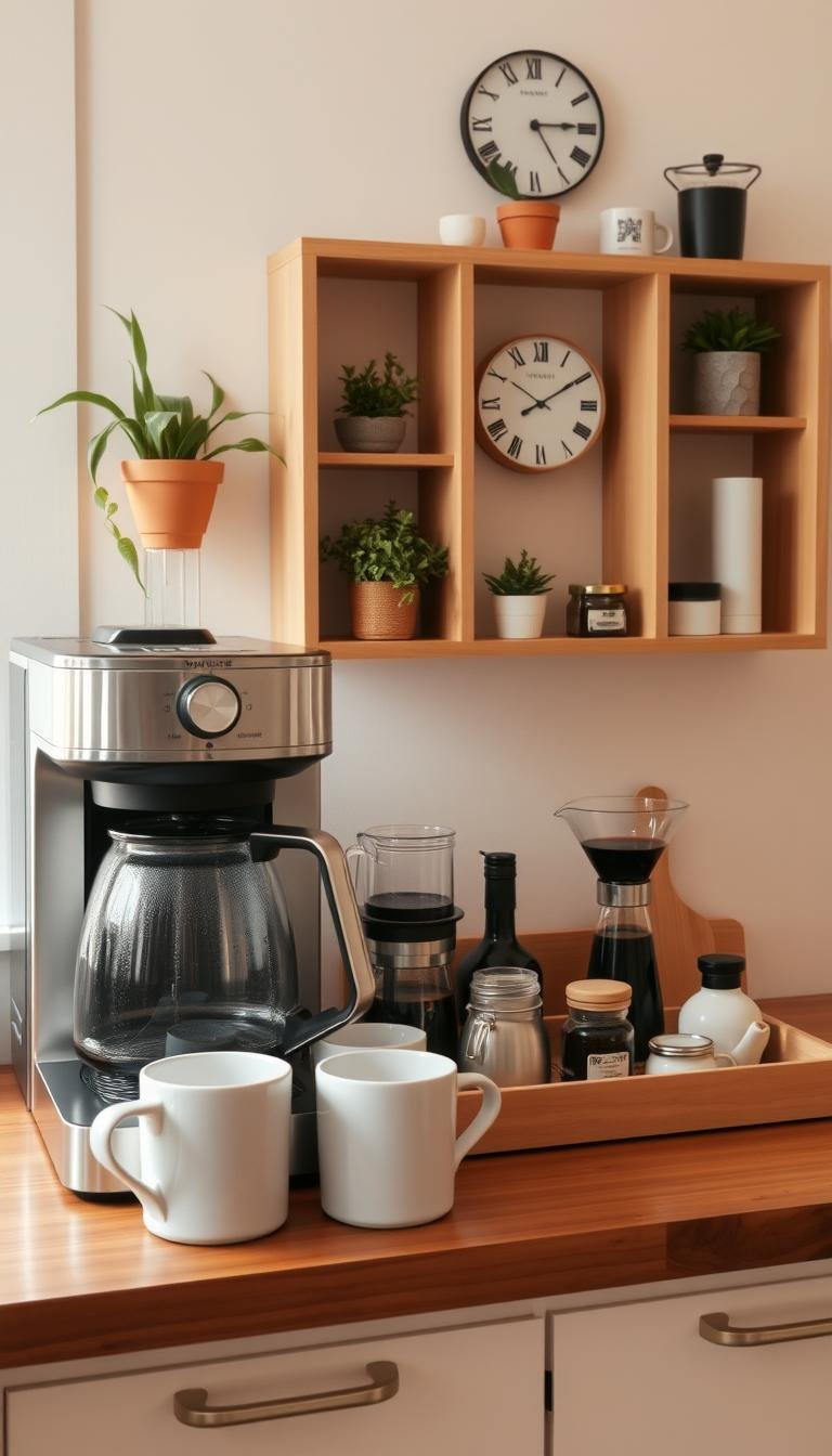 How to Create a DIY Coffee Bar in a Small Space