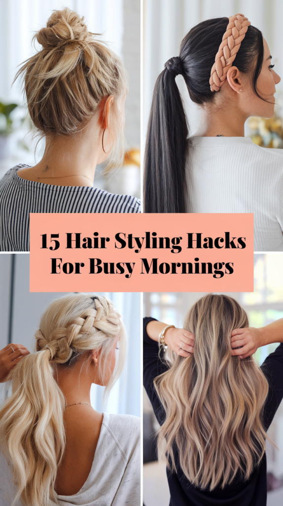 15 Hair Styling Hacks for Busy Mornings: Quick and Easy Tips for a ...