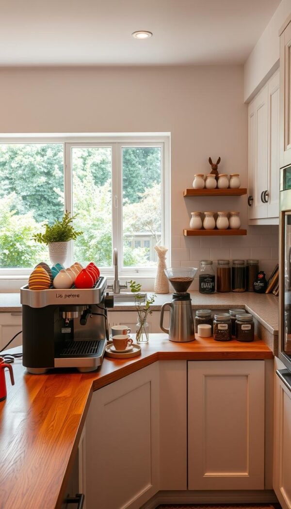 How to Create a DIY Coffee Bar in a Small Space