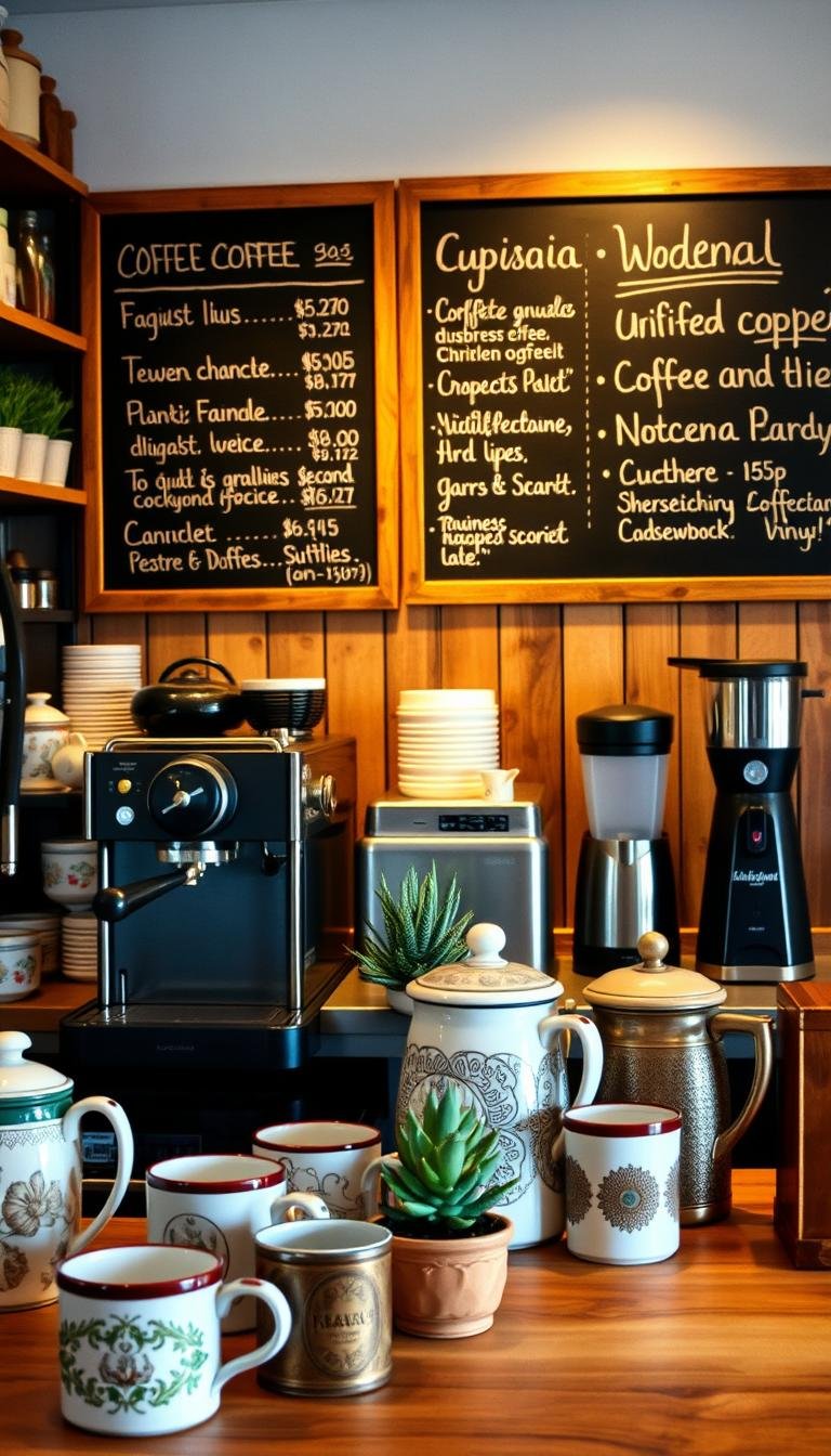 How to Create a DIY Coffee Bar in a Small Space