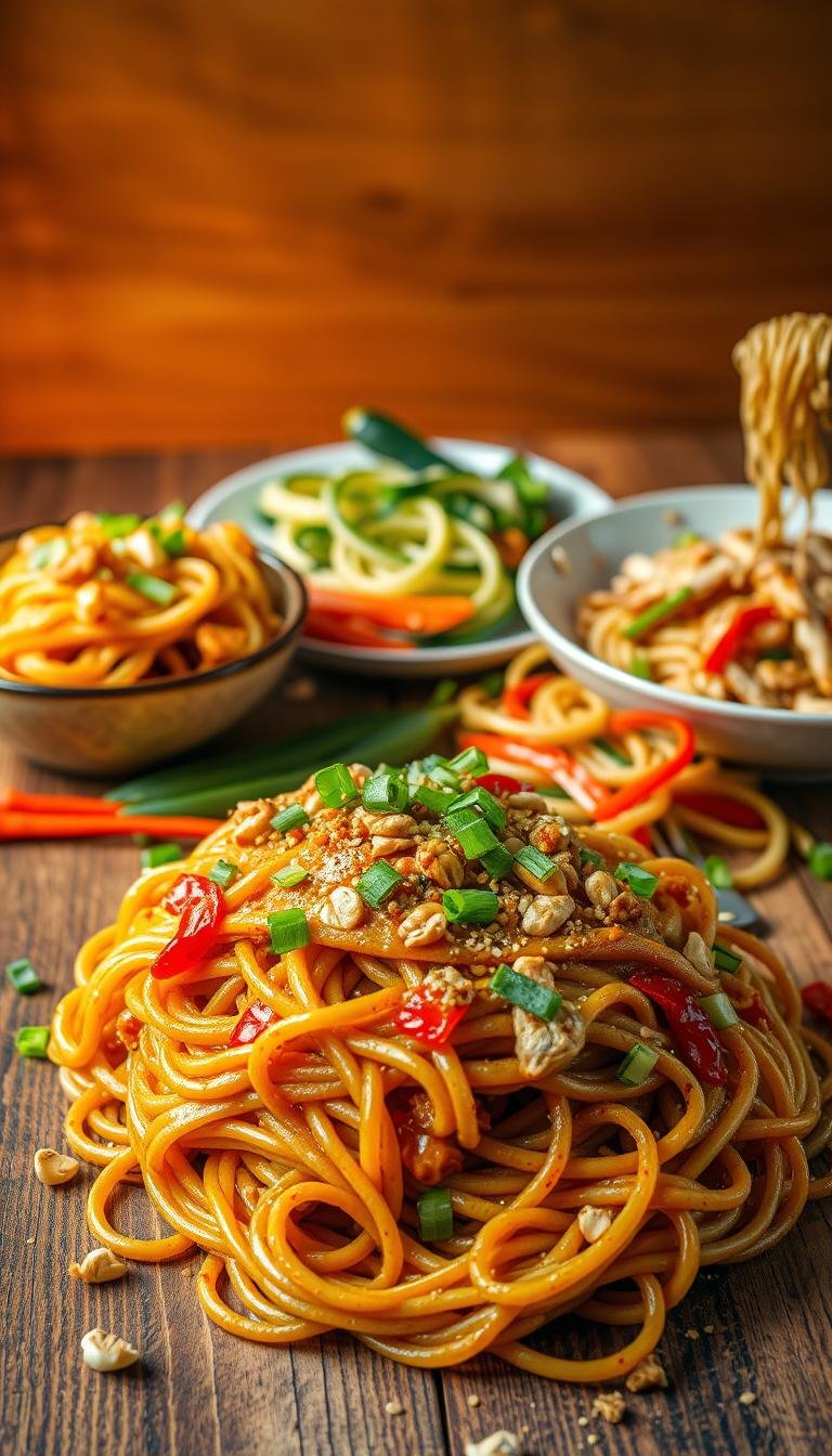 I Love Spicy Peanut Noodles - Quick & Delicious!