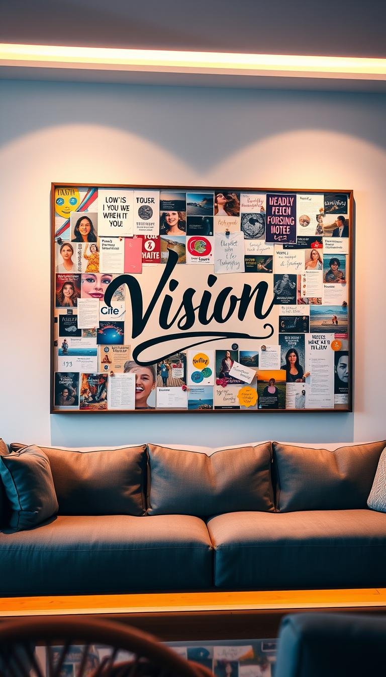 How to Create a Vision Board Wall That Actually Works