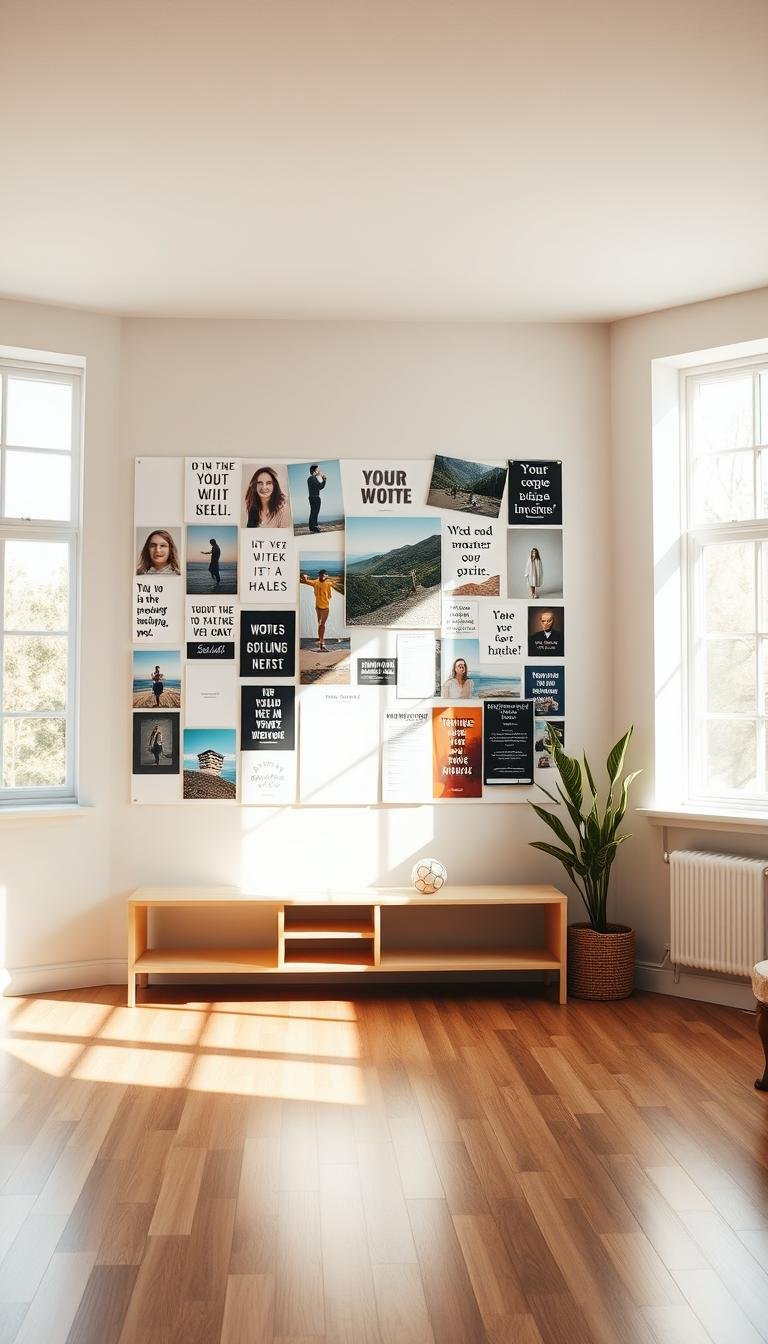 How to Create a Vision Board Wall That Actually Works