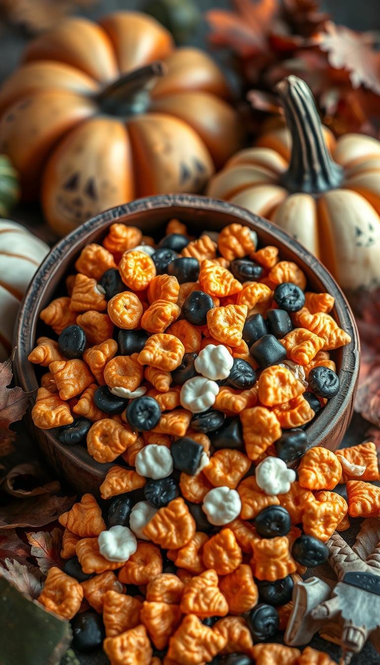 21 Halloween Chex Mix Recipes for Spooky Treats and Fall Parties food